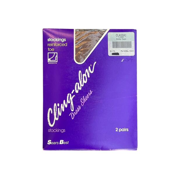 Sears | Accessories | Vintage Sears Clingalon Thitop Stockings 2 Packs ...
